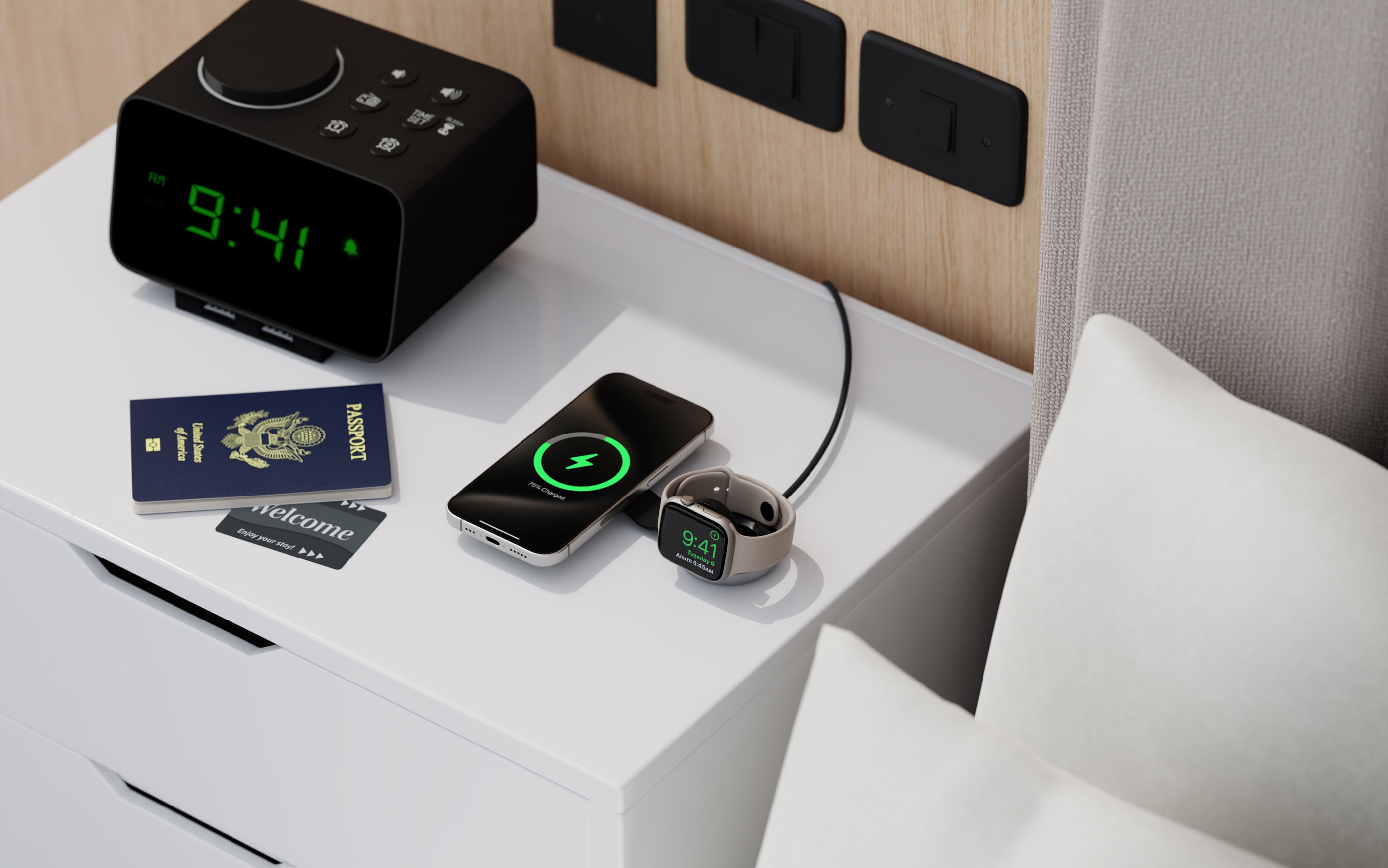 ButterFly 2-in-1 MagSafe Charger for iPhone and Apple Watch