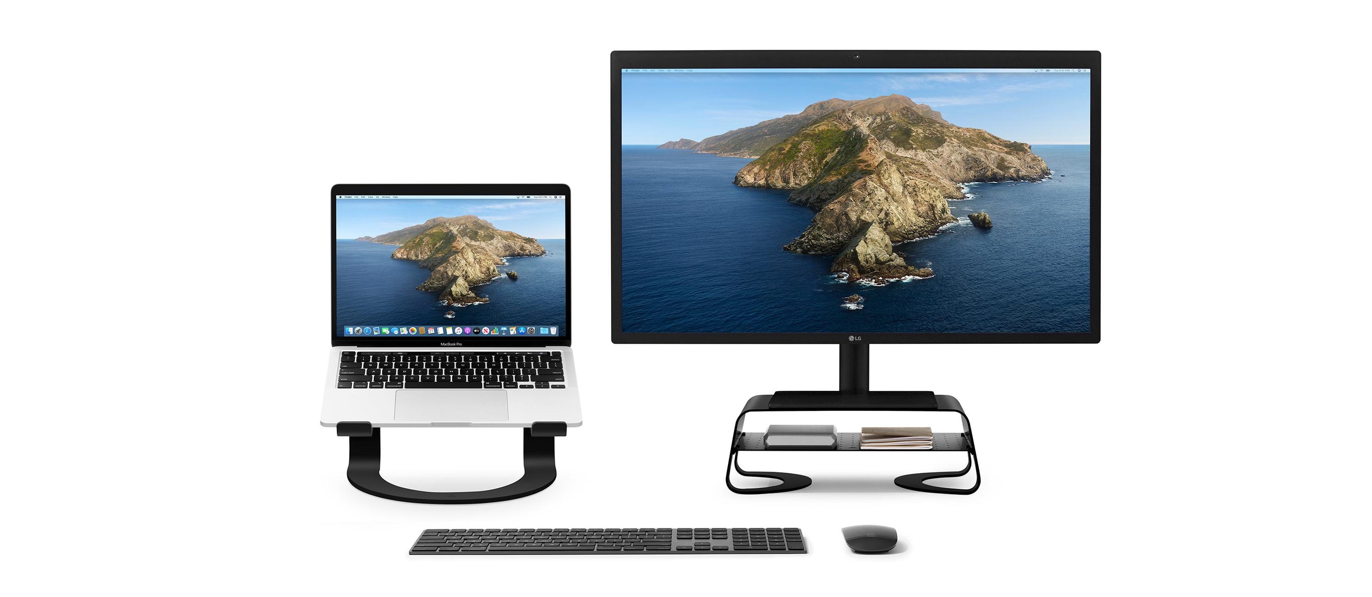 Curve Riser from Twelve South for iMacs and iMac Pro