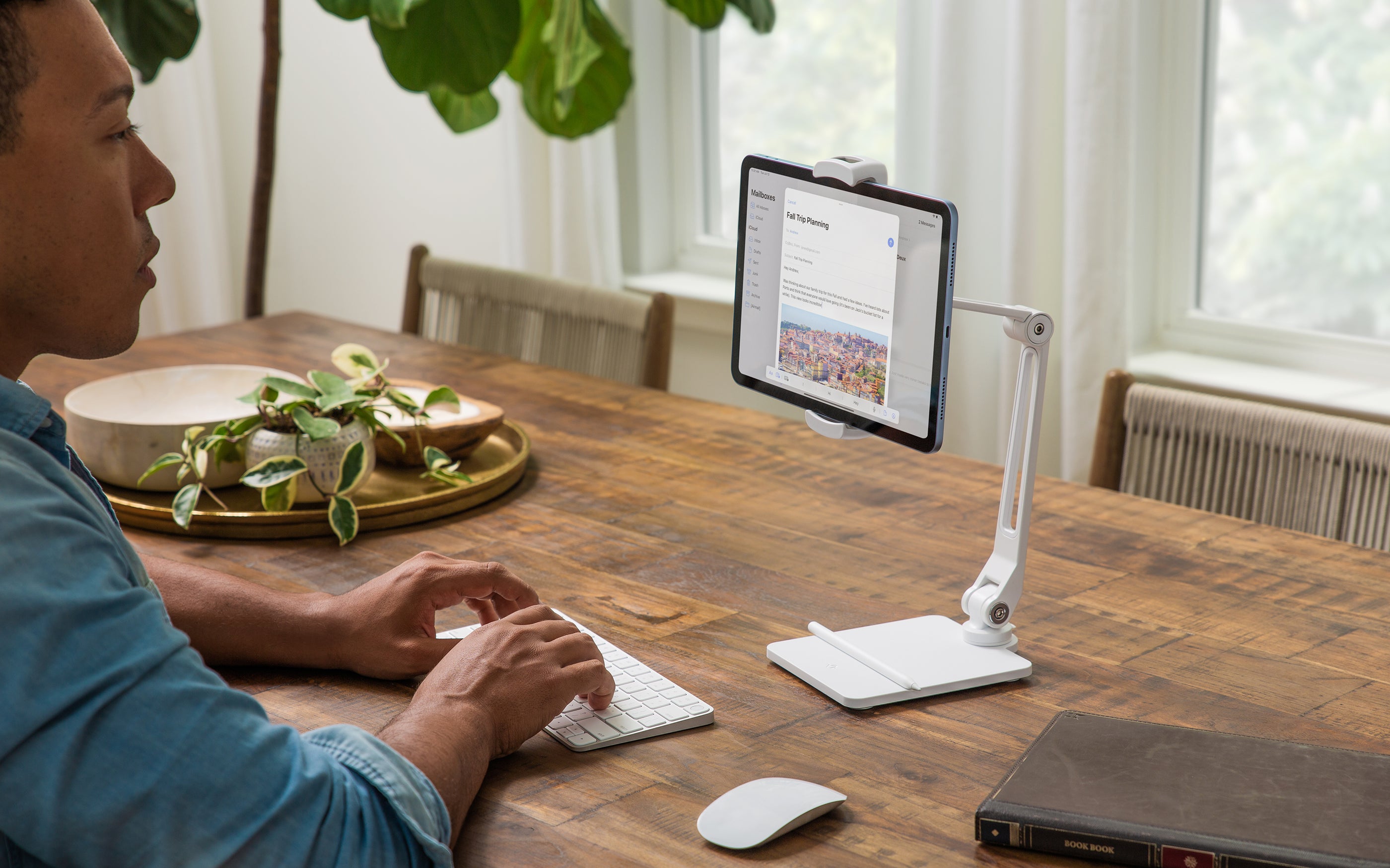 HoverBar Duo Flexible Arm for iPad and iPhone | Twelve South