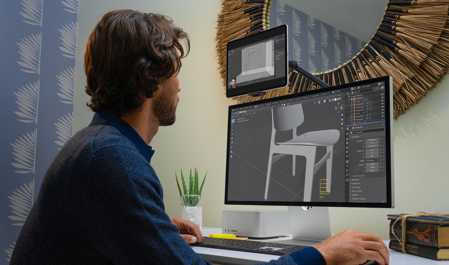 HoverBar Tower Flexible Floor Stand for iPad | Twelve South