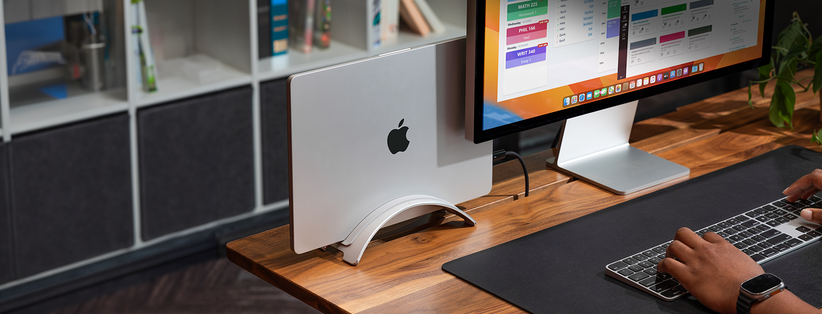 BookArc | Vertical Desktop Stand for Macbook