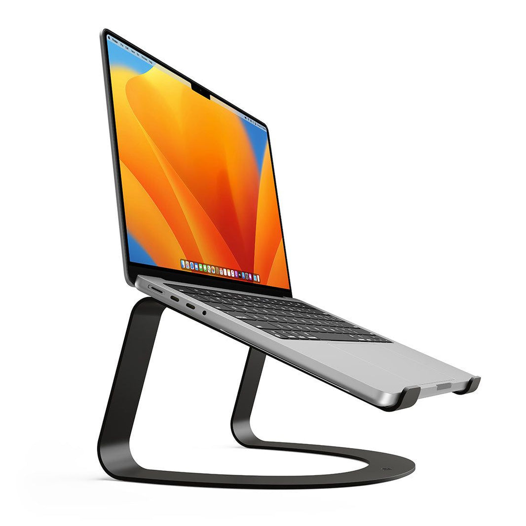 Curve SE Ergonomic Silver Aluminum MacBook Stand